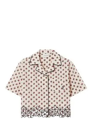 Claudie Pierlot Floral-print Cotton Shirt - Light Print