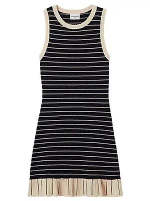 Claudie Pierlot Sleeveless Striped Mini Dress - Multicolored