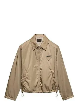 Prada Re-nylon Blouson Zipped Shell Jacket - Neutral