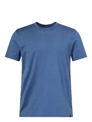 Derek Rose Barny Short-sleeve Cotton T-shirt - Blue