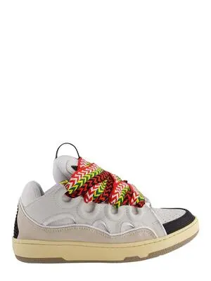 LANVIN Curb Low-Top Sneakers White