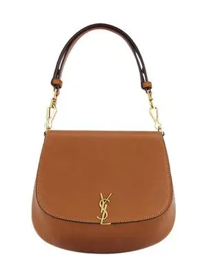 Saint Laurent Mini Top Handle Bag - Tan