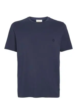 Harrods Cotton T-shirt Navy