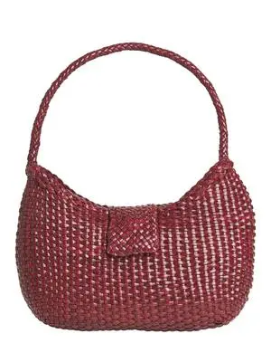Rixo X Dragon Diffusion Leather Saoirse Shoulder Bag - Burgundy