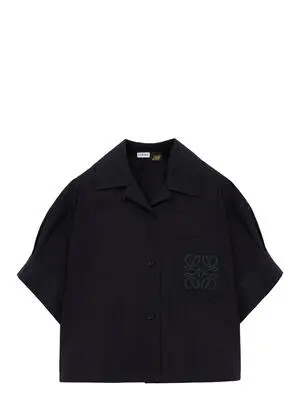 Loewe X Paula's Ibiza Anagram Short-sleeve Shirt - Black
