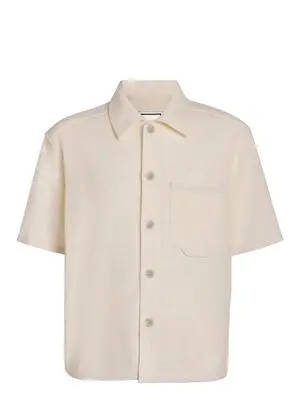 WOOYOUNGMI Seersucker Short-sleeve Shirt - White