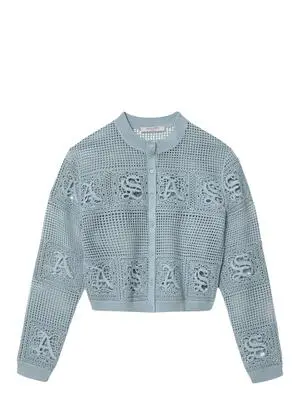 ALLSAINTS Organic Cotton Kyra Cardigan - Blue