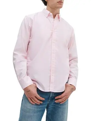 Rag & Bone Classic Fit Oxford Button-down Shirt - Pink