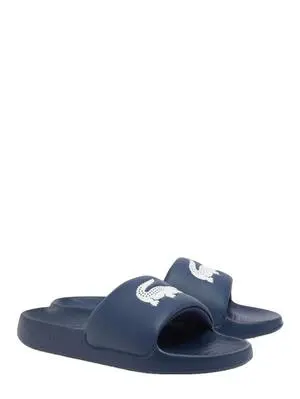 Lacoste Serve Slide Sandal - Navy/white