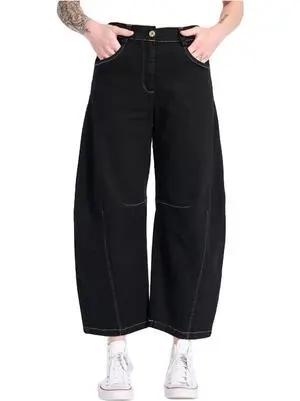 Alembika Go-to Barrel Pants - Black