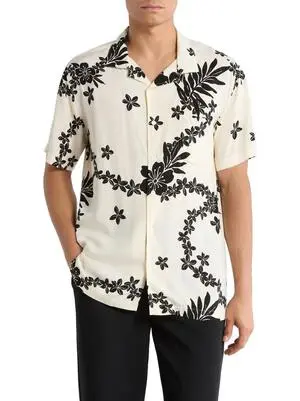 TENŌRE Floral Camp Shirt - Canvas