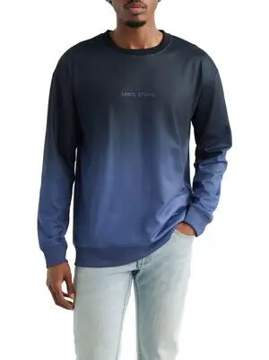 SANTO STUDIO Tempo Faded Crewneck Sweatshirt Arman Tsarukyan Edition - Black Fade