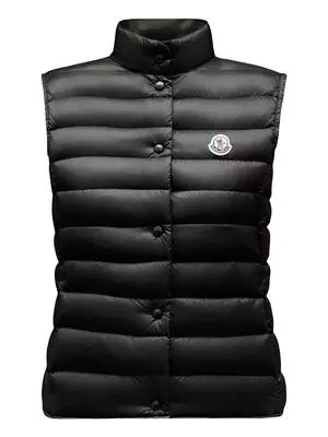 Moncler Quilted Down Vest - Black