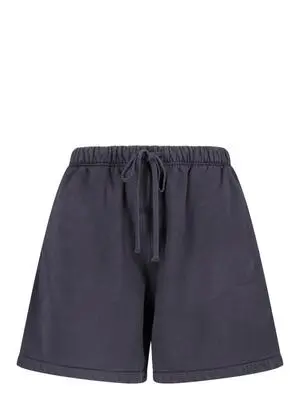 Fear Of God Sport Shorts With Logo - Black