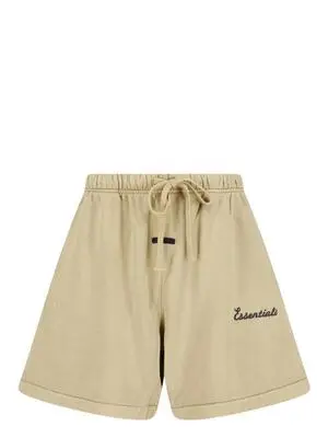 Fear Of God Sport Shorts With Logo Brown