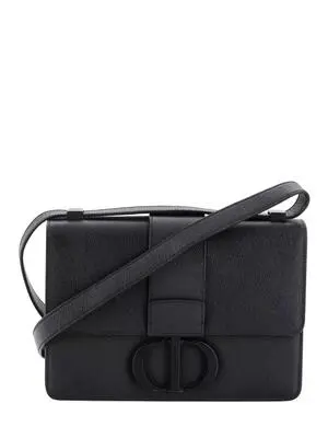 Dior Ultra Matte 30 Montaigne Flap Bag - Black