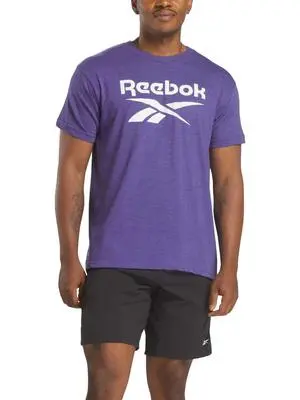 REEBOK Stacked Vector Graphic T-shirt - Purple