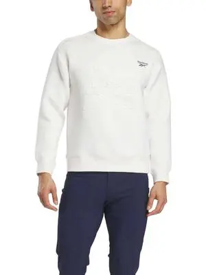 REEBOK Scuba Knit Crewneck Sweatshirt - Chalk