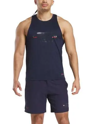 REEBOK X F45 Training Performance Tank Top - Vector Navy