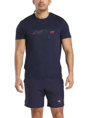 REEBOK X F45 Training Coach T-shirt - Vector Navy