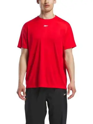 REEBOK Short Sleeve Tech Training T-shirt - Vector Red