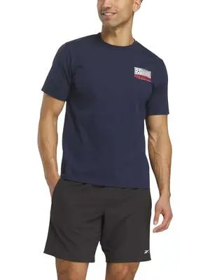 REEBOK Graphic T-shirt - Vector Navy