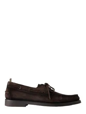 Officine Creative Balfron 002 Suede Boat Shoes - Brown