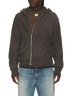 COMMISSION Twisted Distressed Hoodie