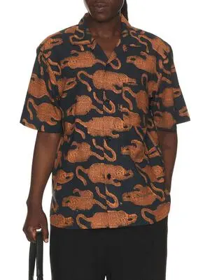 KARDO Ronen Shirt In Black - Multi