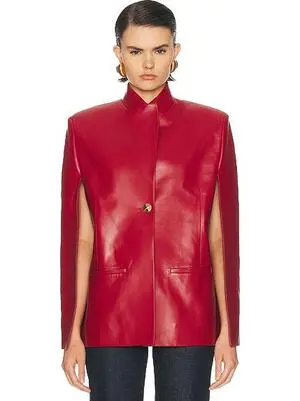 Khaite Dolso Jacket Deep Red