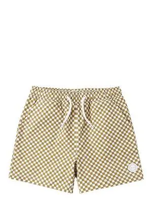 RYLEE + CRU Checkerboard Boardshorts - Ocre Check