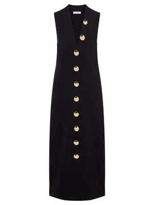Altuzarra Axia Knitted Maxi Dress - Black