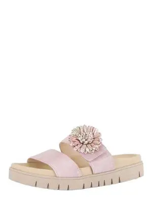 Gabor Two-strap Sandal With Floral Embellishment - Bloom