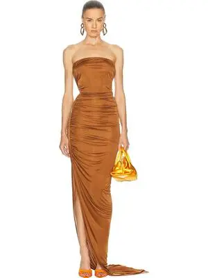 Rick Owens Edfu Gown - Cognac