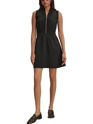 Varley Polyanna Half Zip Dress - Black