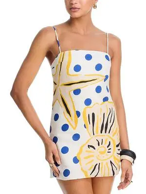 CALA DE LA CRUZ Ancona Linen Dress - Calicomare