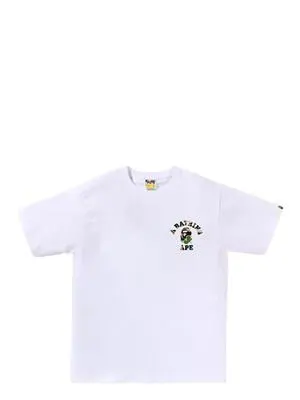 A BATHING APE City Camo College T-shirt White