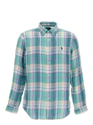 Polo Ralph Lauren Checked Linen Shirt - Multicolor