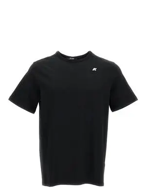 K-WAY T-SHIRT ADAME LIGHT STRETCH JERSEY Nero