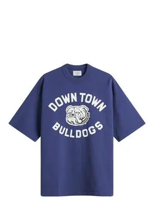UNLIKELY DRY GOODS Bulldogs" Graphic T-shirt - Blue