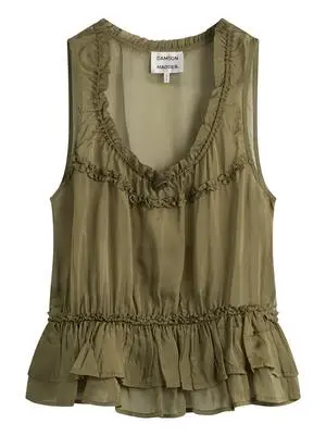 DAMSON MADDER Sasha Cami - Olive