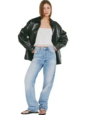 AGOLDE 90s Long Straight-leg Jeans - Stream