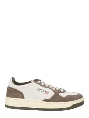 AUTRY Leather Low-top Sneakers - Beige