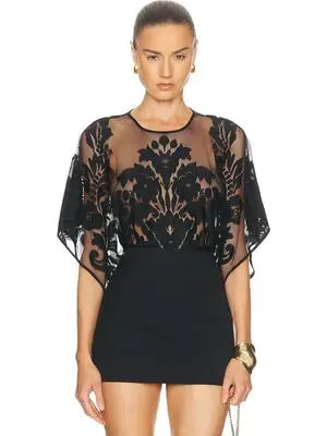 Norma Kamali Reverse Obie Bodysuit - Black