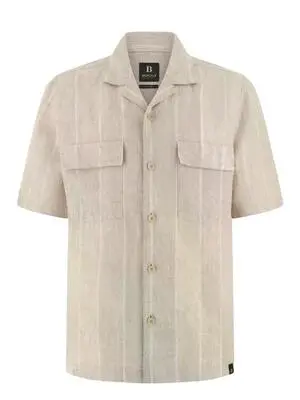 Boggi Milano Striped Shirt - Neutrals