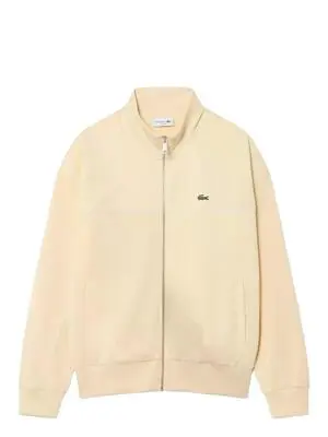 LACOSTE Logo-Patch Zip-Up Sweater