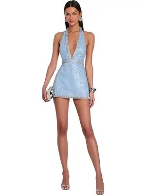 RETROFETE Lilliana Sequin Mini Dress