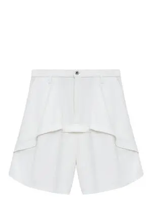 Loewe X Paula's Ibiza Cotton Panelled Shorts - White