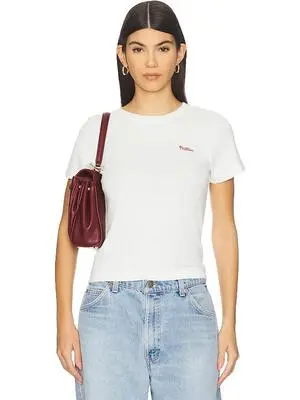 Terez X Revolve Phillies Pointelle Baby Tee - White