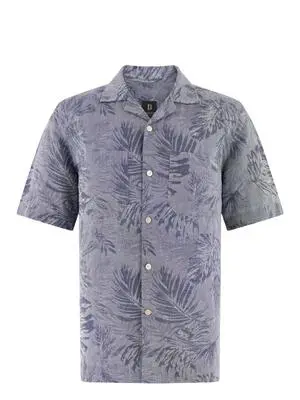 BOGGI MILANO Tropical-pattern Shirt